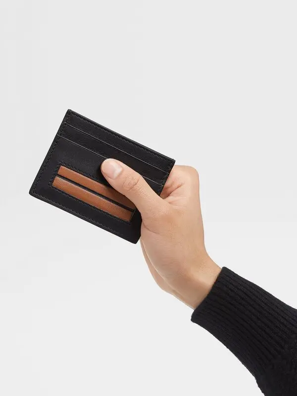 Zegna Leather Smooth Cardholder