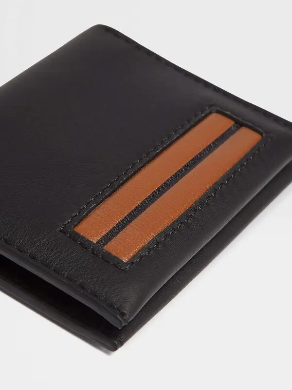 Zegna Foldable Leather Cardholder