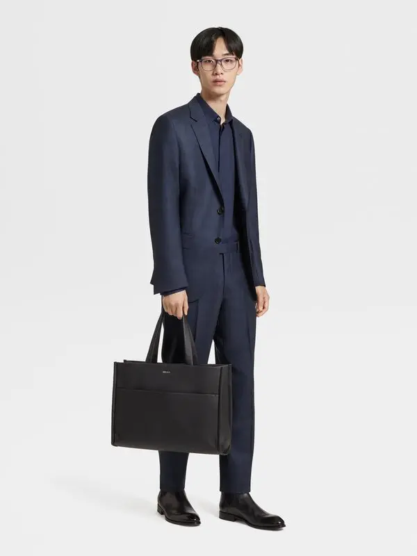 Zegna Centoventimila Single-breasted Suit - Black