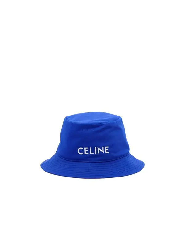 Celine Logo Fisherman's Hat - Blue