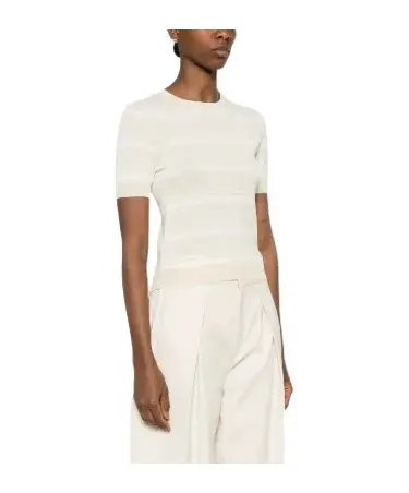 ERMANNO FIRENZE Striped Knit T-shirt