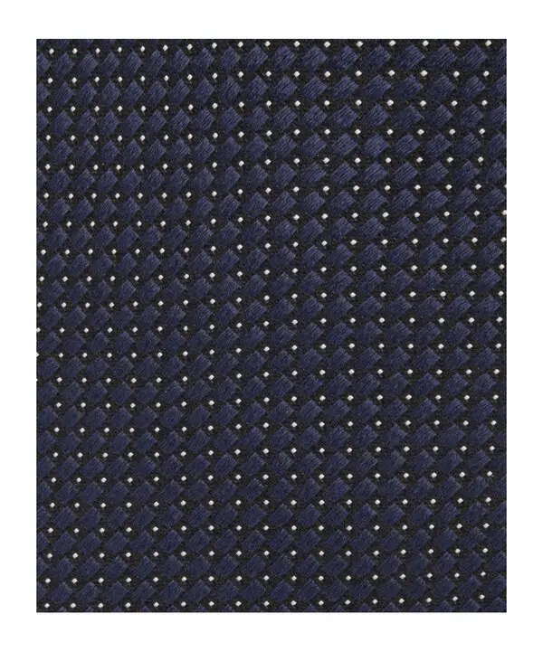 Zegna Textured Dot Silk Tie