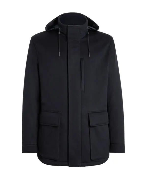 Zegna Oasi Elements Vetta Over Jacket - Black