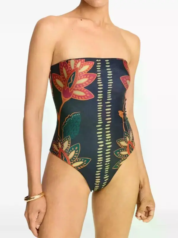 DIARRABLU Nyra Strapless Swimsuit - Blue