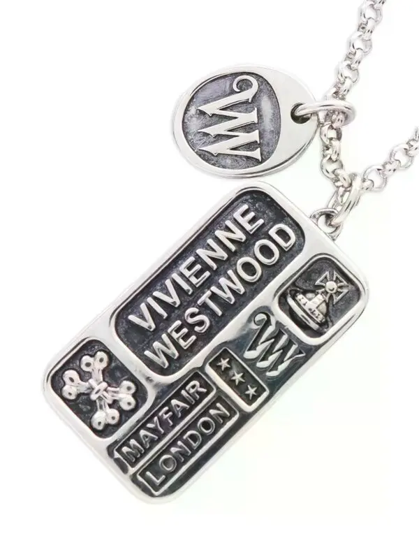 VIVIENNE WESTWOOD Lancelot Plaque Necklace