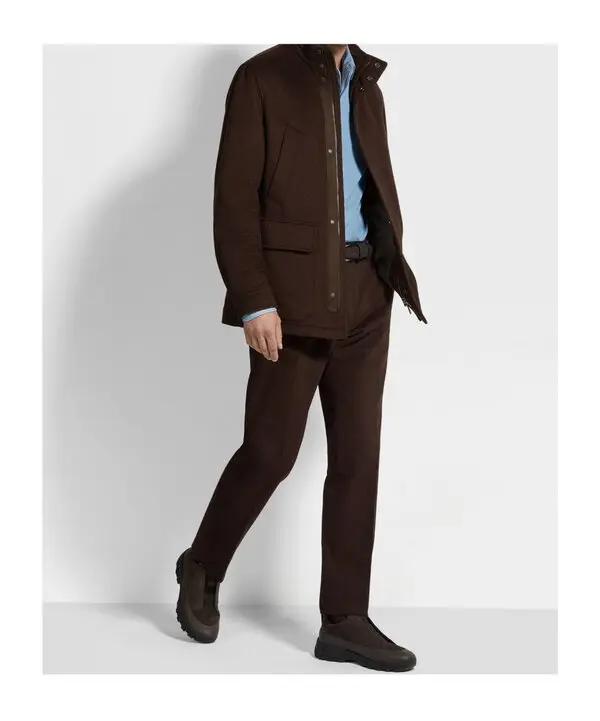 Zegna Cashmere High-neck Jacket