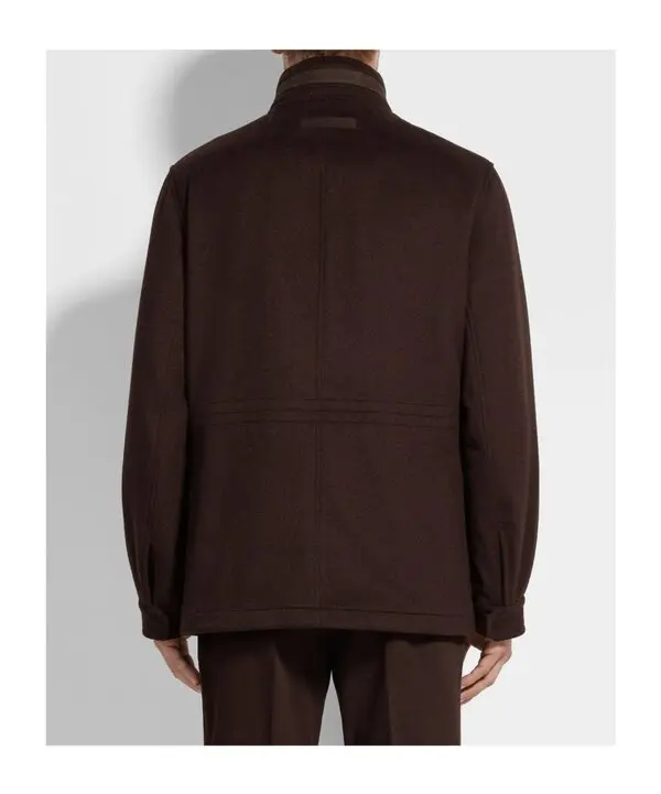Zegna Cashmere High-neck Jacket