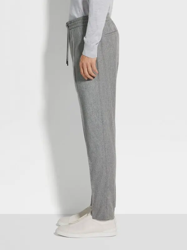Zegna Drawstring Elastic Waist Pants