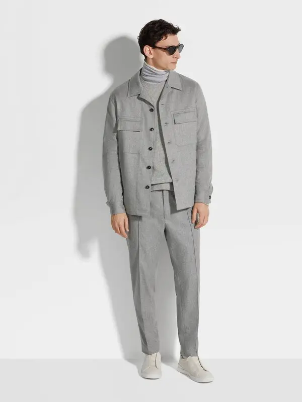 Zegna Drawstring Elastic Waist Pants