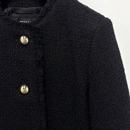 Max Mara Agami Cropped Jacket - Black