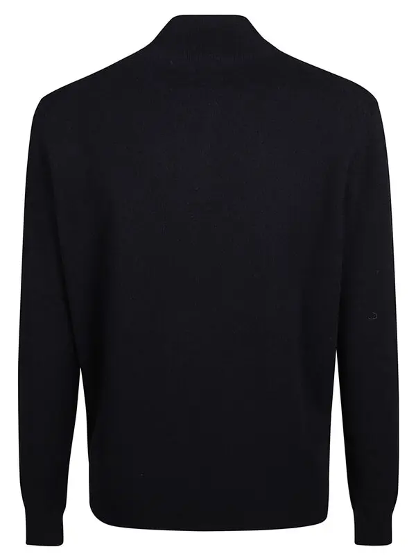 Zegna Zipper Turtleneck Sweater - No