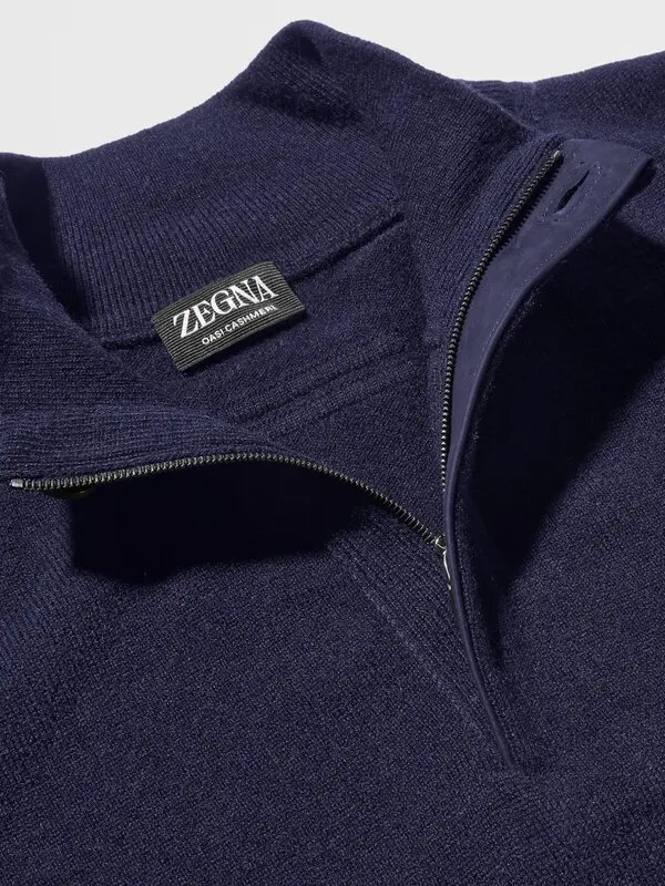 Zegna Zipper Turtleneck Sweater - No