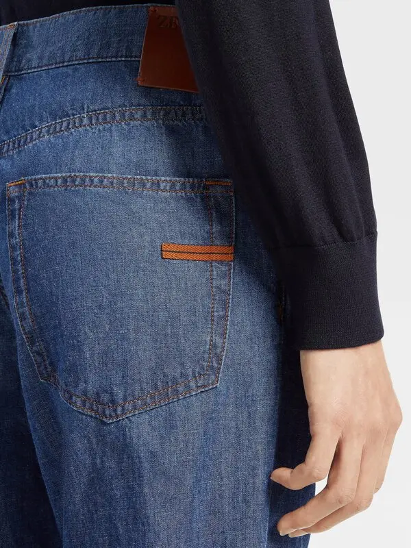 Zegna Washed Roccia Jeans
