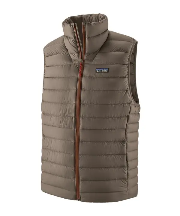 Patagonia Down Sweater Padded Vest - Brown