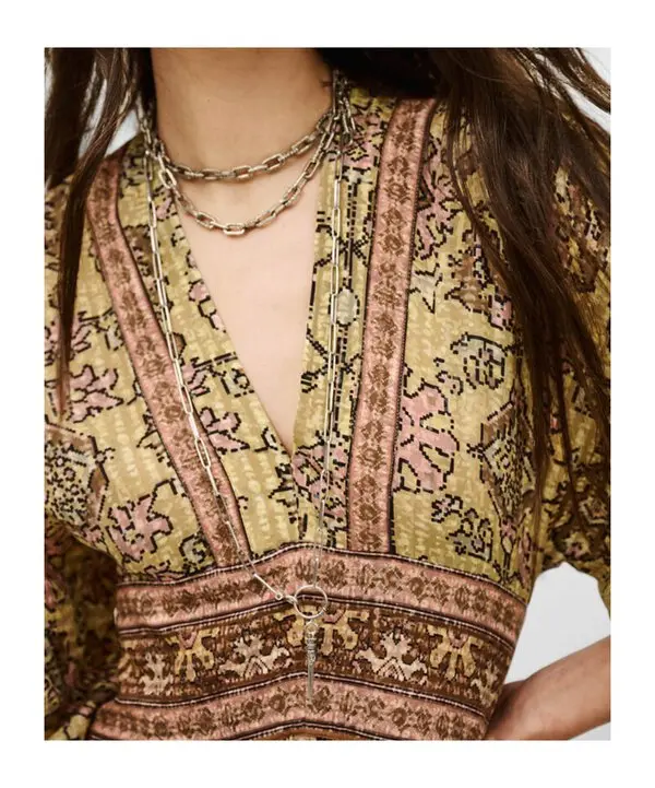 Ba&sh V-neck Printed Dress