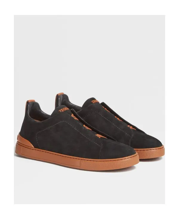 Zegna Triple Stitch Low-top Sneakers