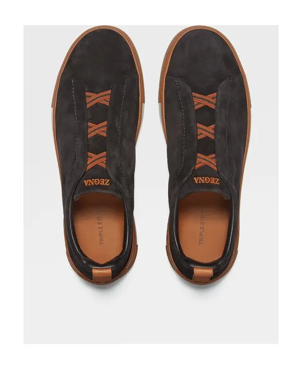 Zegna Triple Stitch Low-top Sneakers