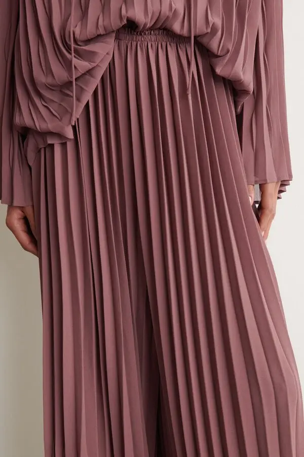Cos Pleated Georgette Pants