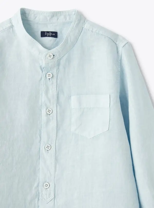 IL GUFO Cornflower Blue Shirt