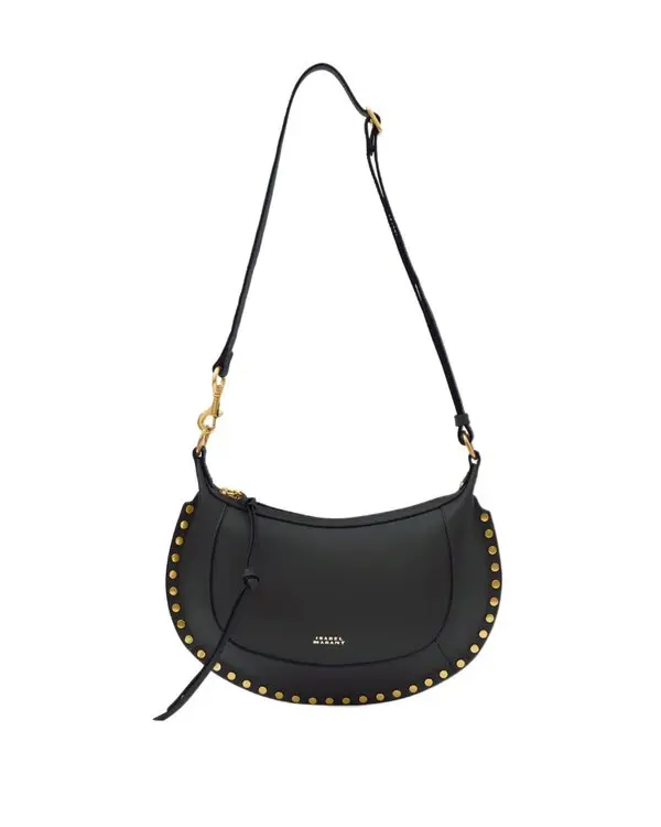 Isabel Marant Étoile Oskan Stud-embellished Shoulder Bag - Black
