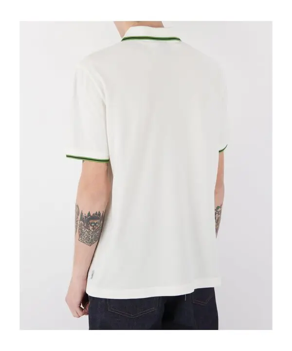 Paul Smith Tipped Organic Cotton Polo Shirt