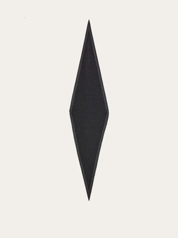 FERRAGAMO Diamond Scarf - Black