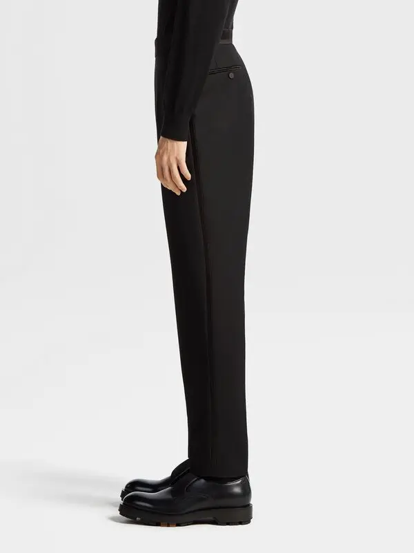 Zegna Side Pocket Wool Dress Trousers