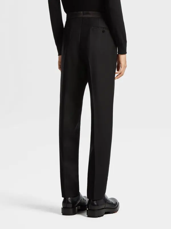 Zegna Side Pocket Wool Dress Trousers