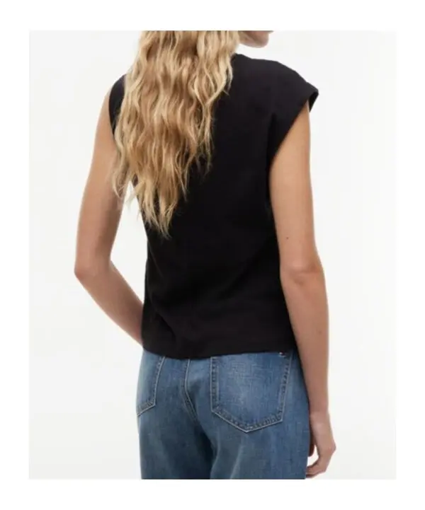 Tommy Hilfiger Knot Textured Sleeveless Top