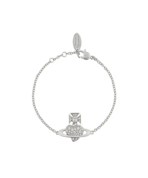 VIVIENNE WESTWOOD Orb Embellished Bracelet - Gray