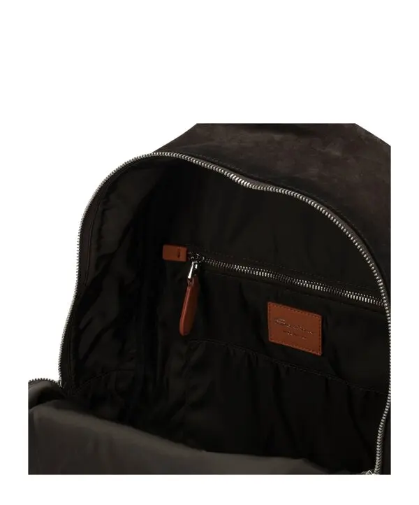 Santoni Backpack With Top Handle