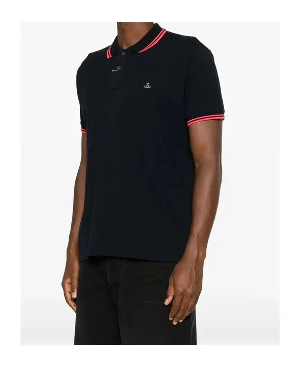 VIVIENNE WESTWOOD Tipped Logo Polo Shirt