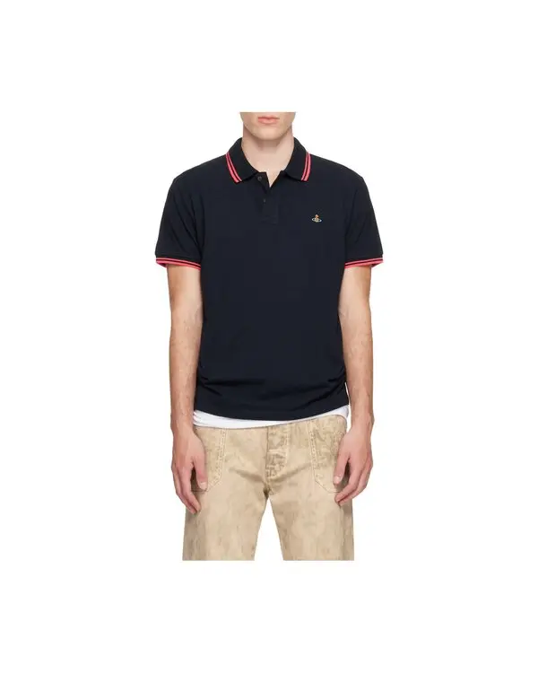 VIVIENNE WESTWOOD Tipped Logo Polo Shirt
