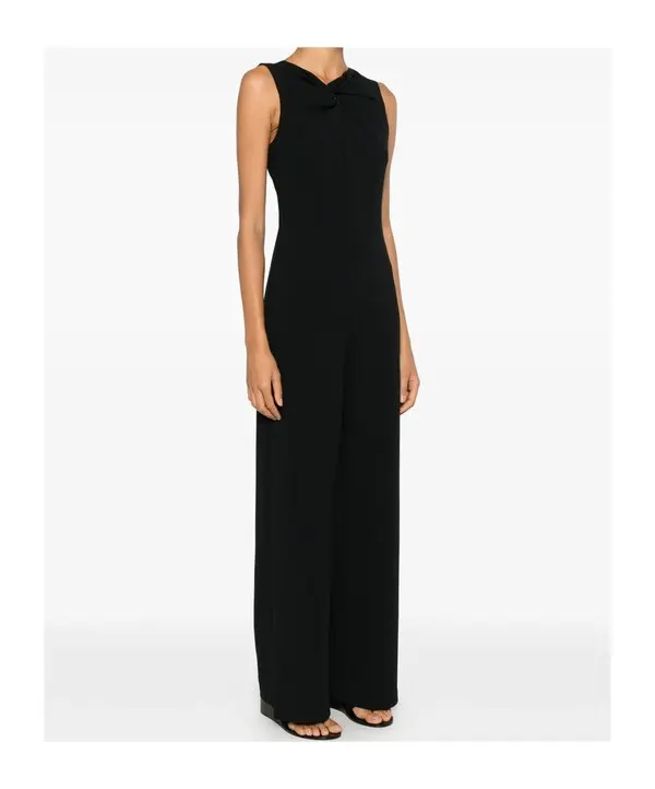 Calvin Klein Sleeveless Jumpsuit With Twist Detail And Wide Leg