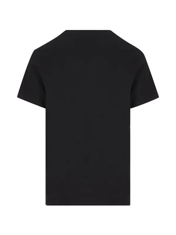 Loewe Logo Detailed Short Sleeved T-shirt - Black