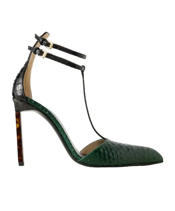 TOM FORD T-strap Pointed Toe Pumps
