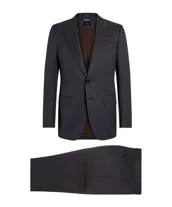 Zegna Centoventimila Wool Suit - Grey