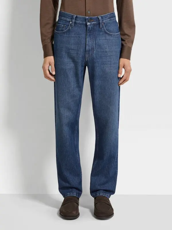 Zegna Roccia Stone-washed Jeans