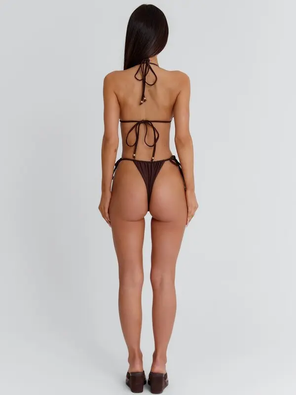 OUTCAST Paloma Bikini Top Chocolate Starfish