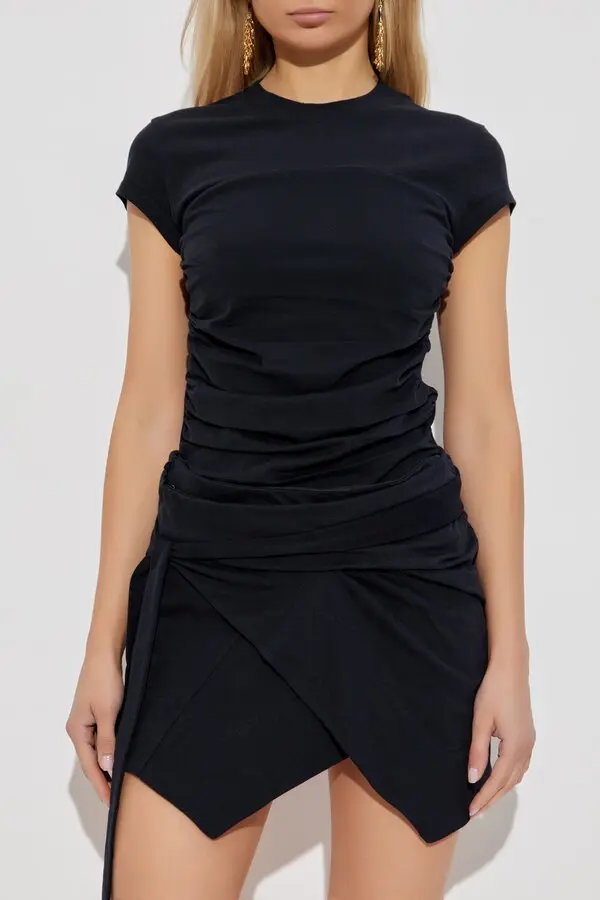 Isabel Marant Étoile Maelie" Ruched Knit T-shirt