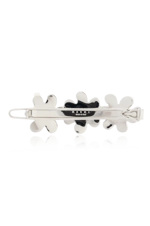 Marni Embellished Crystal Flower Hair Clip