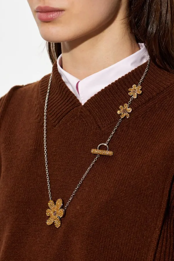 Marni Necklace With Shimmering Crystals
