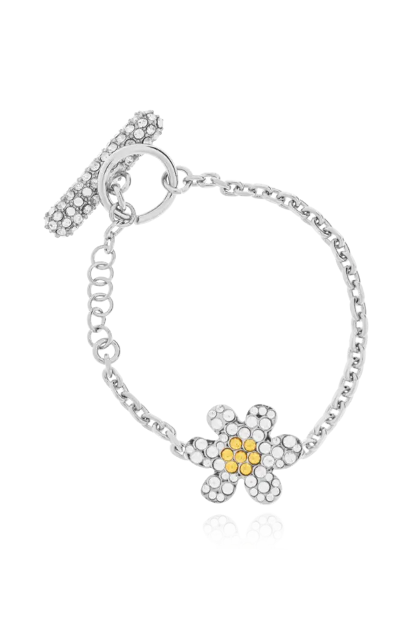 Marni Bracelet With Shimmering Crystals - Silver