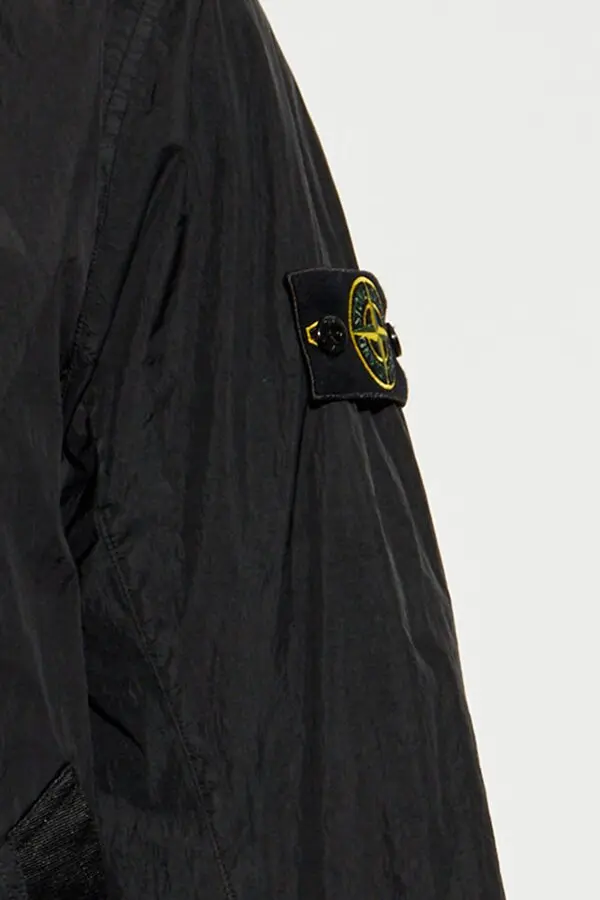 Stone Island Jacket With Logo Patch