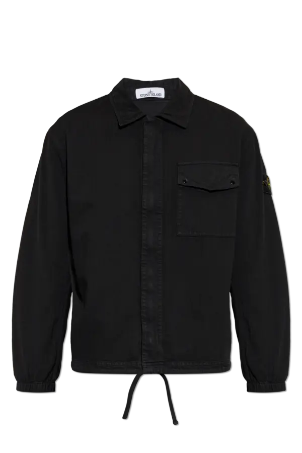 Stone Island Jacket With Logo Patch