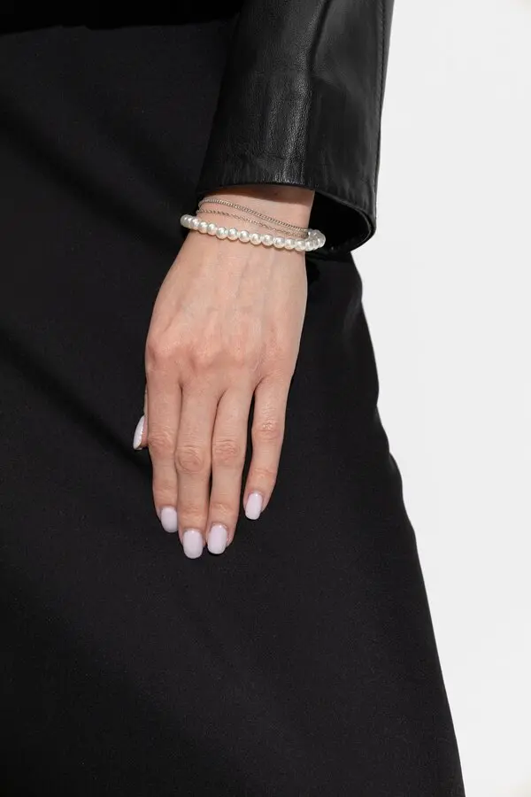 ALLSAINTS Bracelet With Glass Pearls