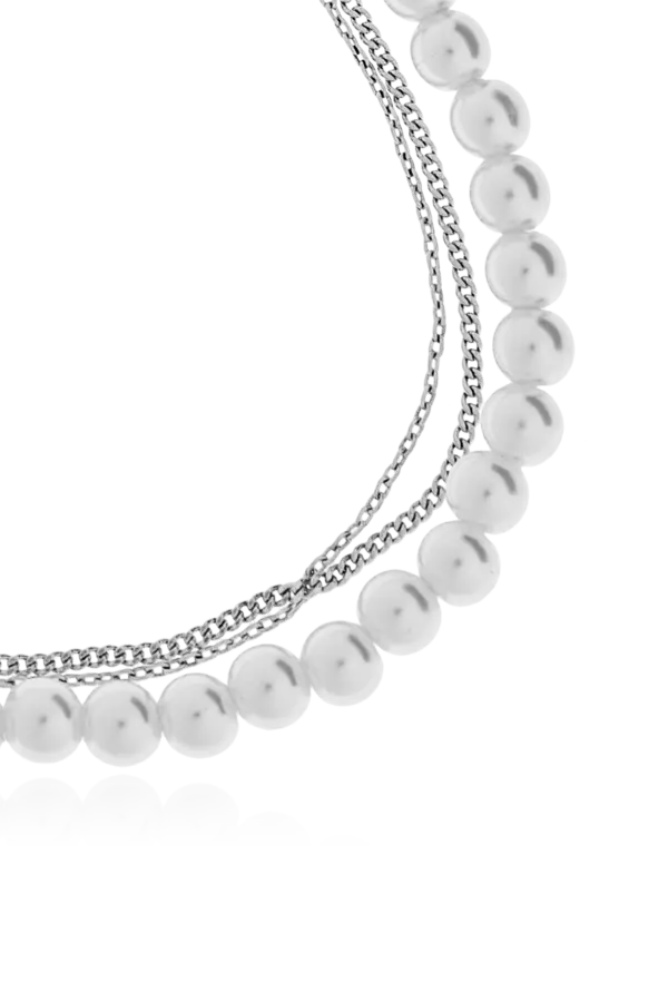 ALLSAINTS Bracelet With Glass Pearls