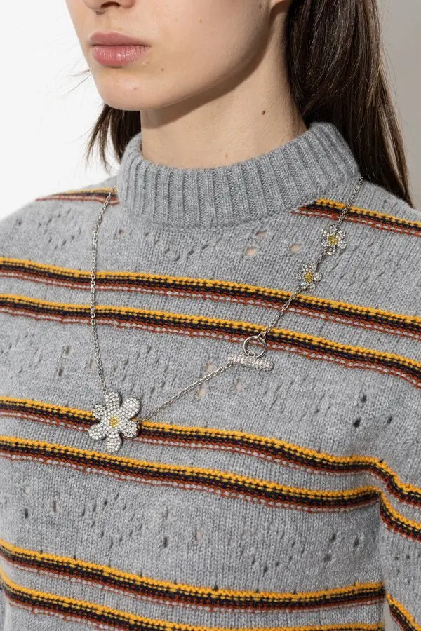 Marni Necklace With Shimmering Crystals