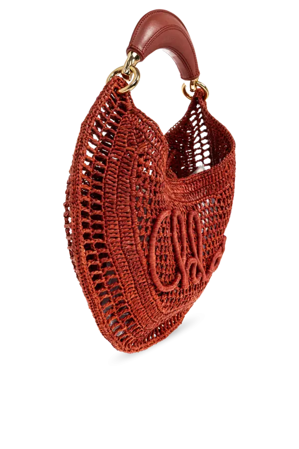 Chloé Summer Banana" Raffia Hobo Bag
