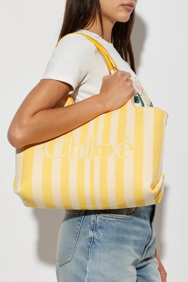 Chloé Stripy Small Bag - Yellow